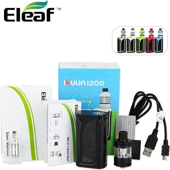 Eleaf iKuu i200 avec le kit Melo 4 TC 4600mAh Cigarette électronique ...