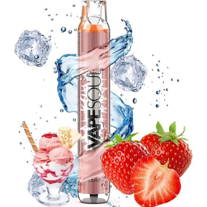 LED Cristal Cigarette Électronique Jetable Puff Bar Sans Nicotine 800 ...