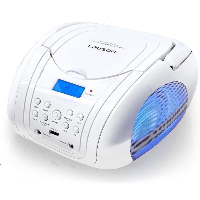 BB22 Lecteur CD Portable | Radio FM | Lecteur de CD avec haut-parleur ...