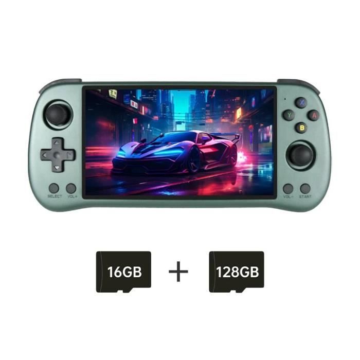 Vert 144g - Console de jeu portable rétro, système JELOS X55, écran HD ...
