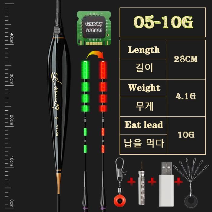 B115-5-Grand Flotteur De Pêche À La Carpe, Capteur De Gravité ...