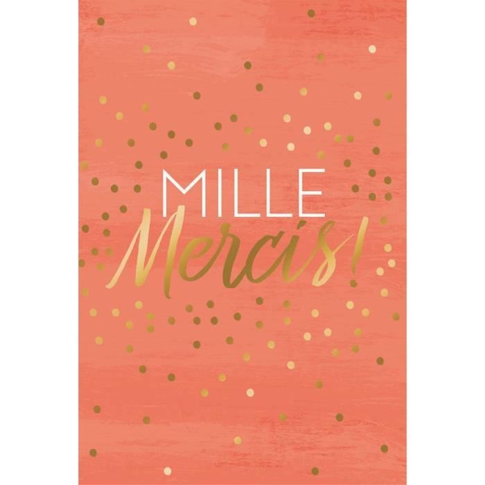 Draeger la carterie - Carte Mille Mercis - Multicolore - Cdiscount ...