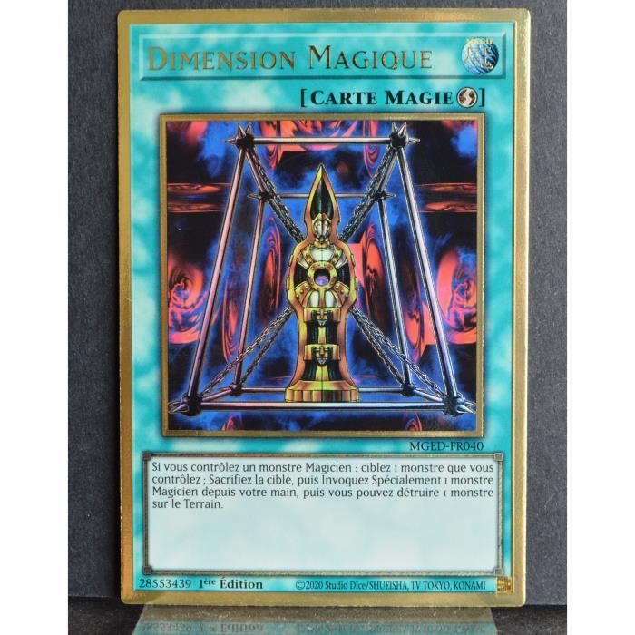 Carte YU-GI-OH MGED-FR040 Dimension Magique 1ED NEUF FR - Cdiscount Jeux - Jouets