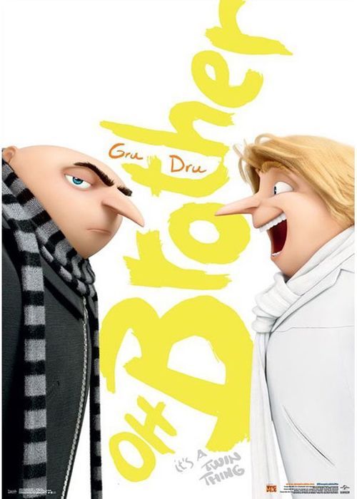 Despicable me - Oh Brother Dru & Gru - 56x86cm - Affiche / Poster ...