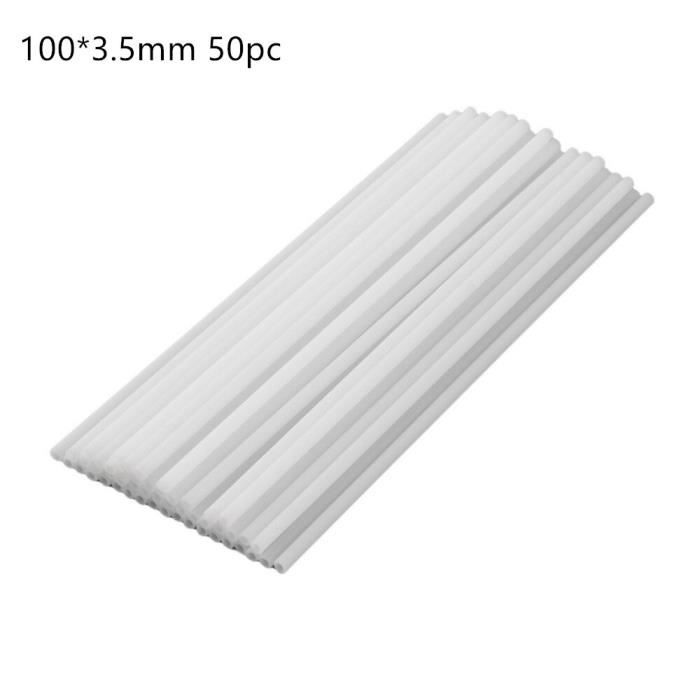 (100x3.5mm 50pc)Bâtonnets sucettes jetables de 15cm, 50 pièces/ensemble ...