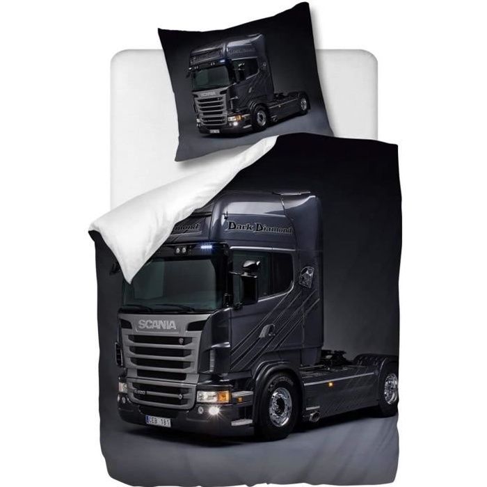 Housse de couette - Scania - Diamond Dark - Multicolore - Noir ...