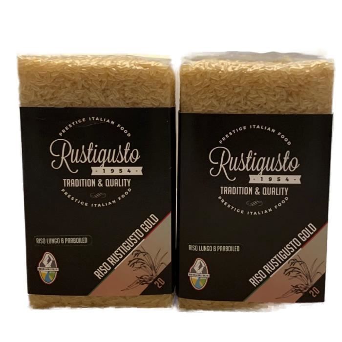 Riz long Basmati B, paquet de 2x1 kg. chacun, emballé sous vide dans ...