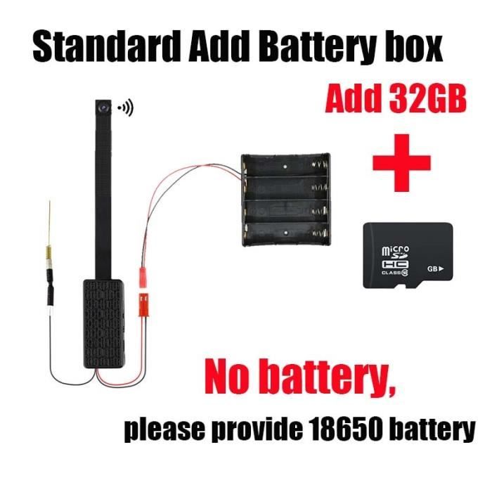 Caméra miniature,Mini caméra Portable IP WiFi HD 4K 1080P, Micro webcam ...