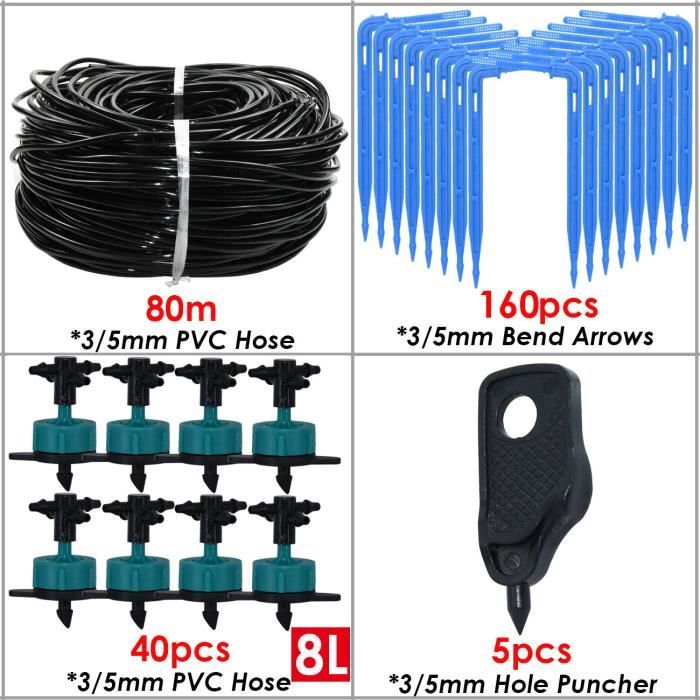 Kit complet d'arrosage,Système d'irrigation goutte à goutte pour ...