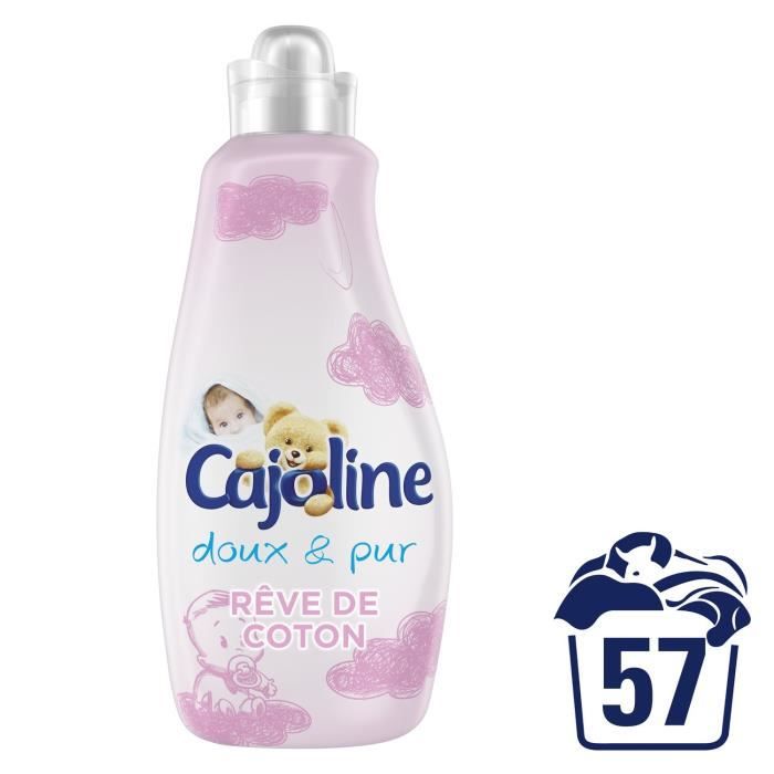 Cajoline - Adoucissant Doux & Pur Rêve De Coton - 1.40L - Lot De 3 ...