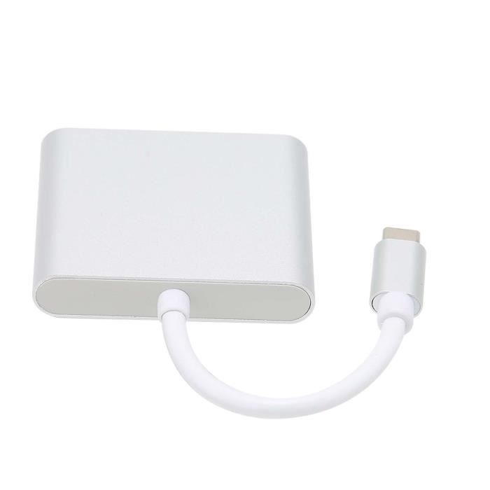HURRISE HUB, Cable Splitter 3 In1 with PD Port USB3.0 Port for ...
