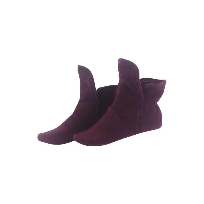 Chaussons Raikou Micro-polaire Grenat 34-46 - Semelle antidérapante ...