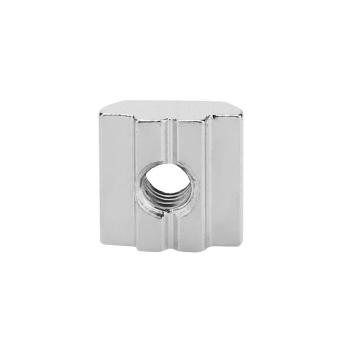 Omabeta Écrou à tête de marteau Écrou à rainure en T coulissant en acier au carbone 50 pcs pour ...