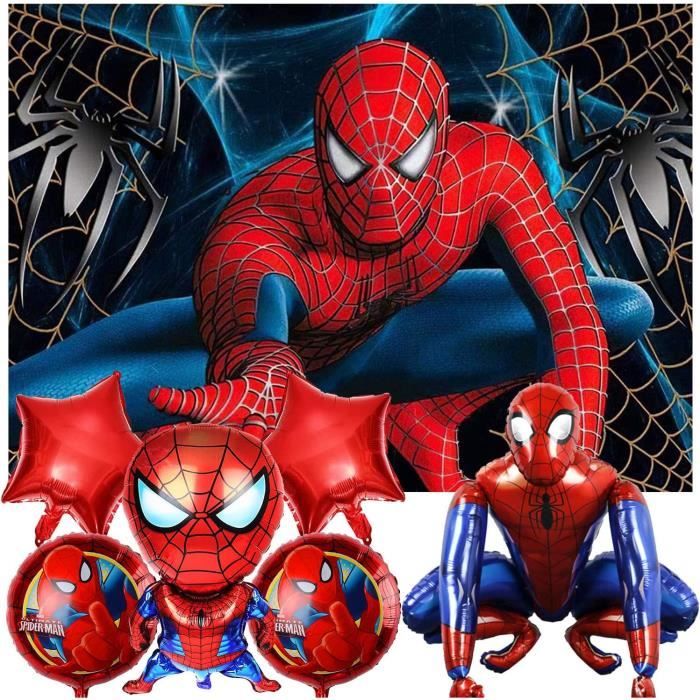 Newtic Spiderman Fêtes Supplies, Toile de Fond SpiderMan, Spidermaallon ...