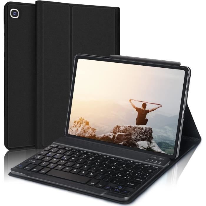 Étui Avec Clavier Pour Samsung Galaxy Tab S6 Lite 10.4 2022-2020 (Sm ...