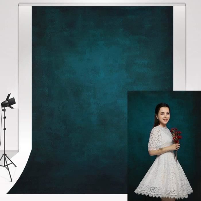 Fond Photo Studio Bleu Classic 1.5X2.2M Rétro Toile De Fond Photo ...