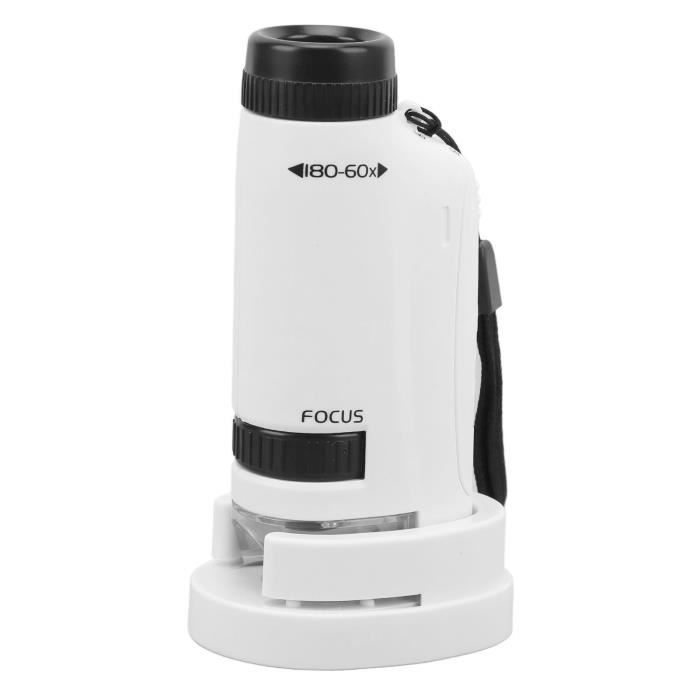 Microscope Portable LED VGEBY - Zoom 60x-120x - Observation d'oignon ...