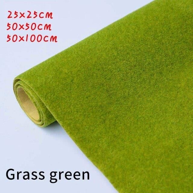 GAZON ARTIFICIEL,grass green-25x25cm--Tapis de gazon artificiel non adhésif pour aménagement de ...