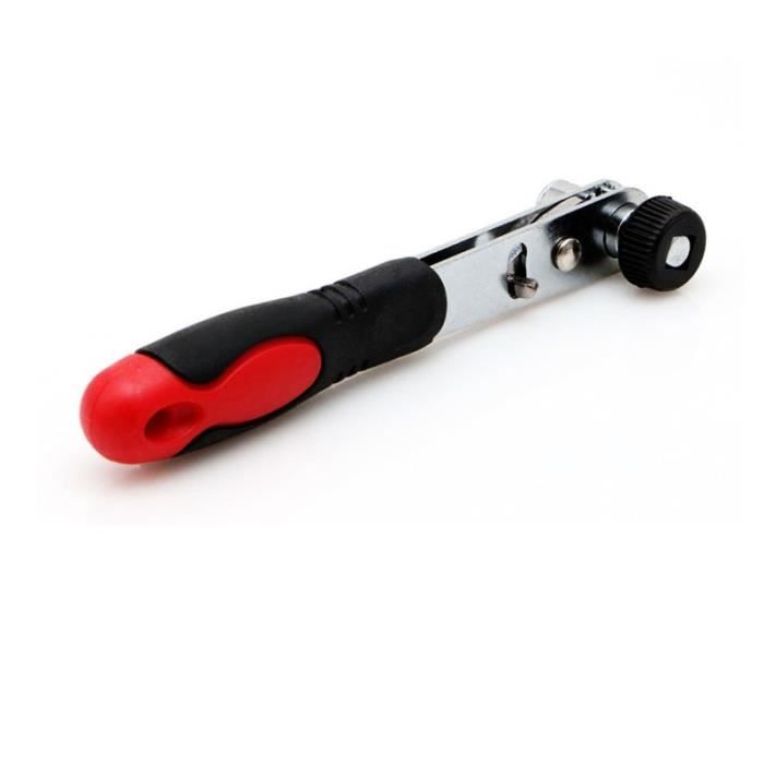 CLE A MOLETTE,Rouge--Mini clé à cliquet rapide 1-4 ", tige de tournevis ...