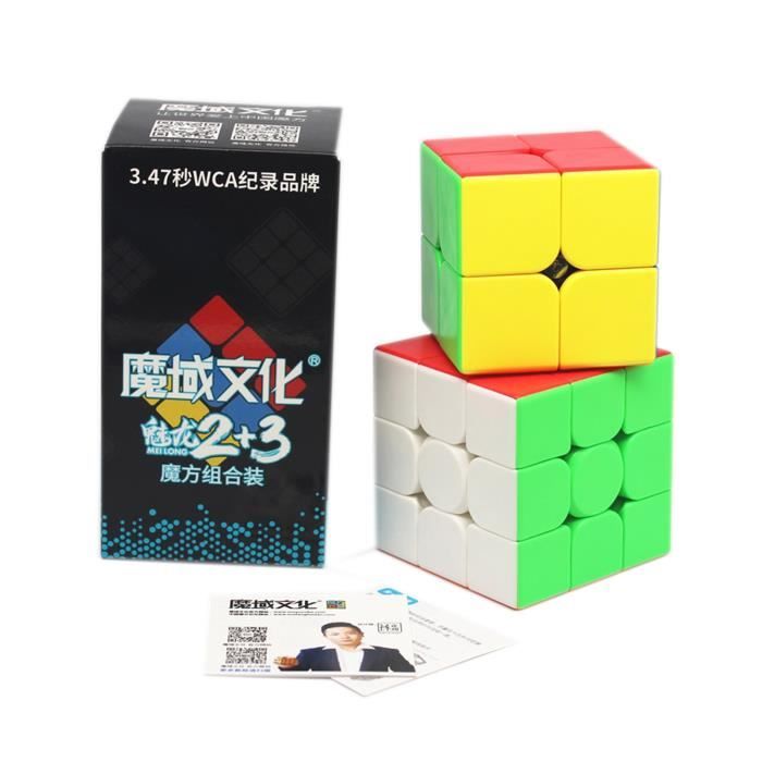 Cube magique professionnel, 2x2 3x3 4x4 5x5 cubes magiques, 2 pièces ...