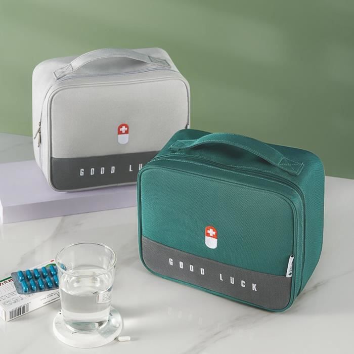 Boîte de rangement,Boîte à médicaments grande capacité, trousse de ...