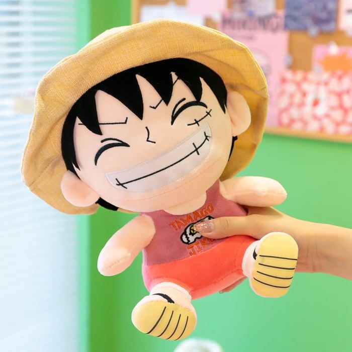 One Piece Luffy Plushie 11.8" Anime Straw Hat Luffy Soft Figure Stuffed ...