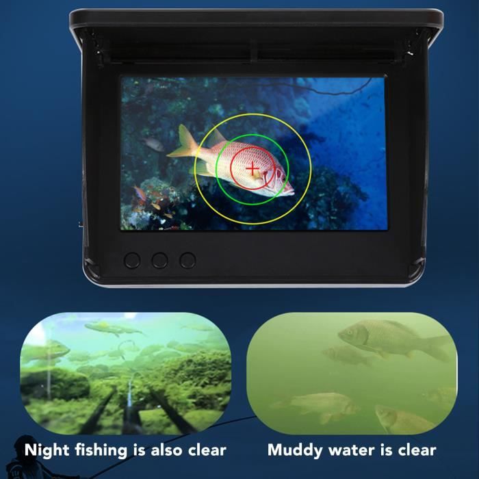 Détecteur de poisson visuel Visual Fish Finder HD 4.3in LCD Display ...