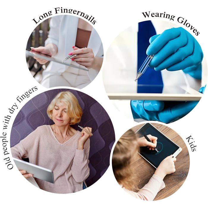 Lot De 5 Stylets Pour Écran Tactile Portable, Stylets Pour Écrans ...