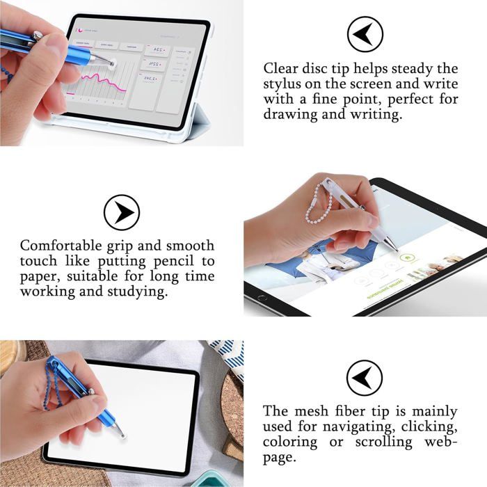 Lot De 5 Stylets Pour Écran Tactile Portable, Stylets Pour Écrans ...