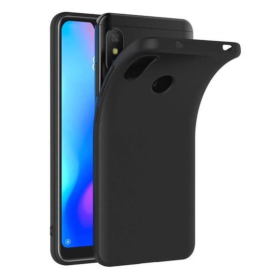 Cophone® Coque Noir Xiaomi Mi A2 LITE , Housse etui noir en Gel TPU ...