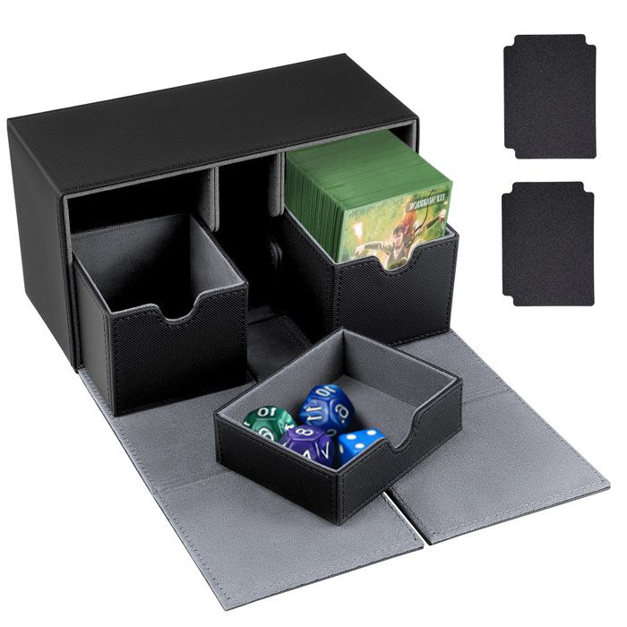 TTLIFE Deck Box pour cartes Magic the Gathering - 3 Compartiments- Pour ...