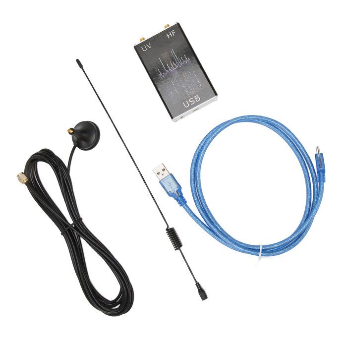SALUTUYA Portable RTL SDR Radio Receiver Full Band 100KHz‑1.7GHz USB ...