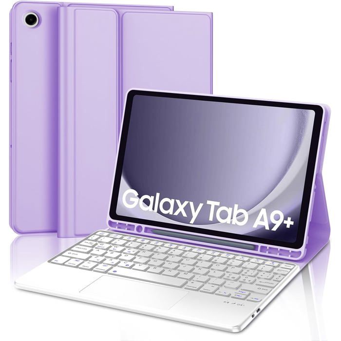 Clavier avec Trackpad - 1GOLD - Samsung Galaxy Tab A9+ 2023 - Azerty ...