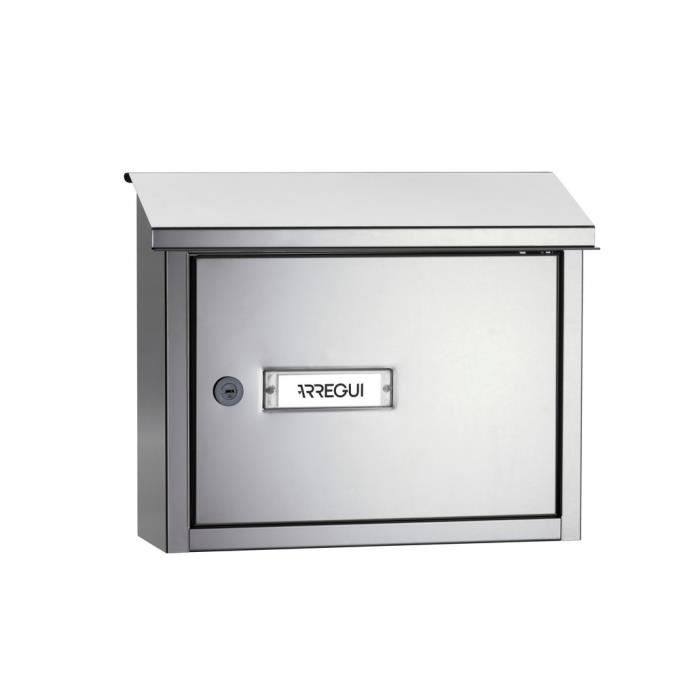 ARREGUI V4077 Boîte aux lettres acier inoxydable pour porte, mur et ...
