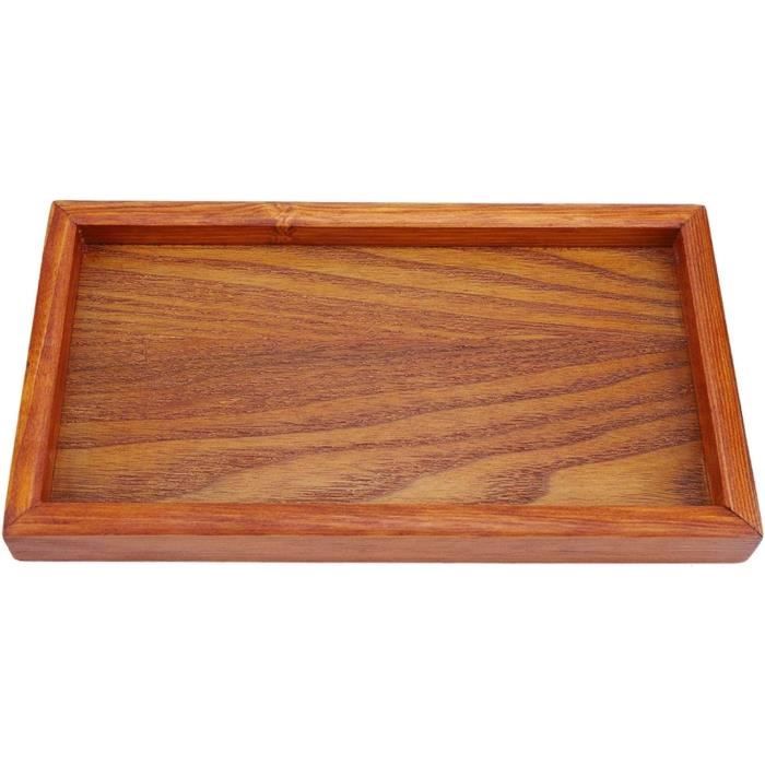 Plateau De Service En Bois, Plateau Repas, Plateaux De Rectangulaires ...