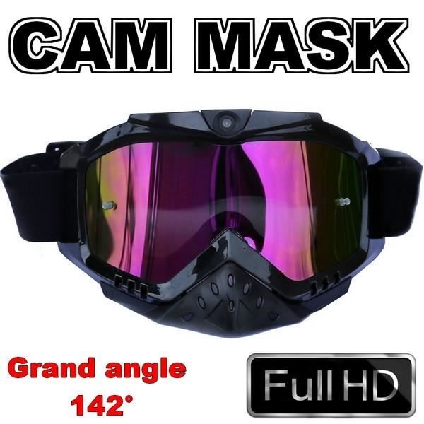 Lunette Caméra Cam Mask HD 1080P 142° ski sport - Cdiscount Appareil Photo
