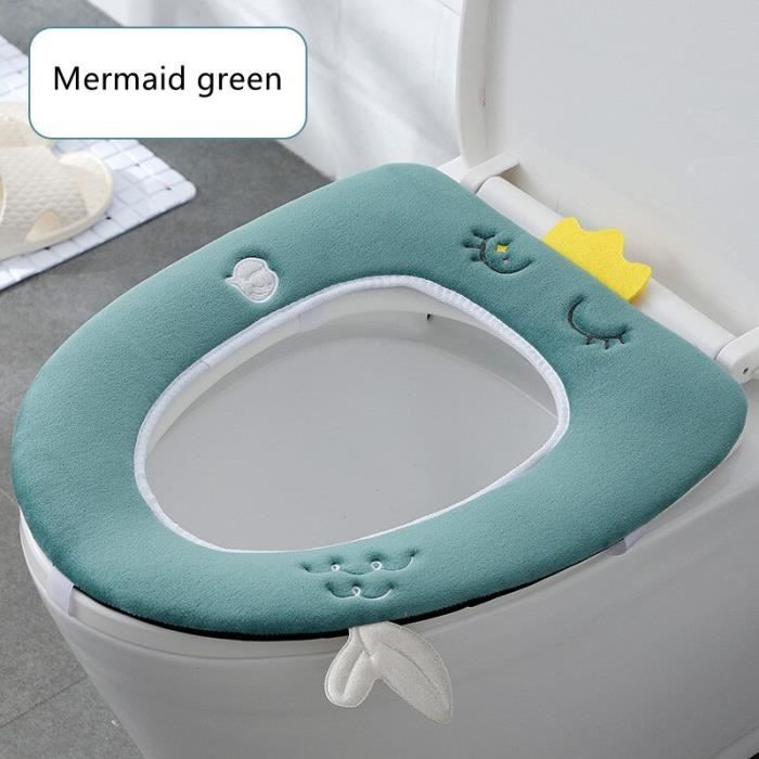 Abattant Wc,Dessin animé lavable toilette housse coussin siège de ...