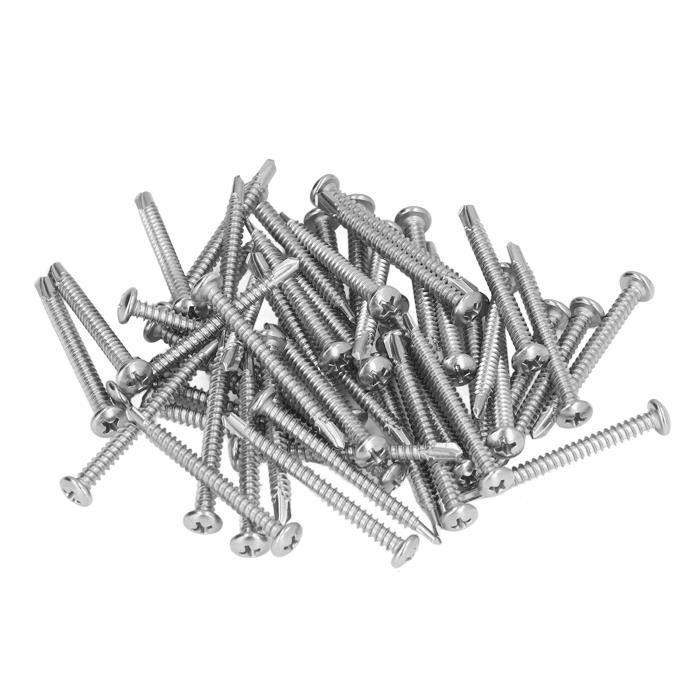 Cikonielf Kit d'assortiment de vis autoperceuses Cikonielf Kit de vis autoperceuses Jeu de vis ...