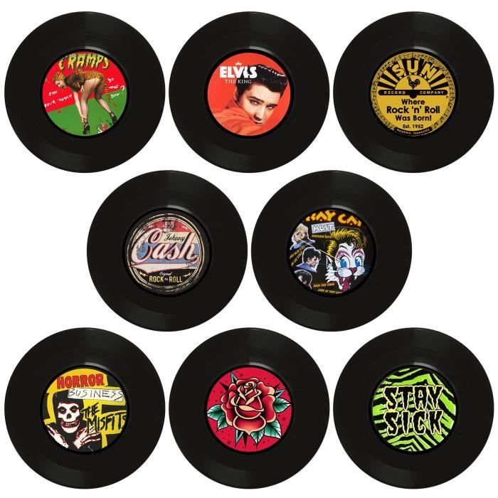 Disques vinyles pour la décoration murale, 8 pièces, pour décorer les ...