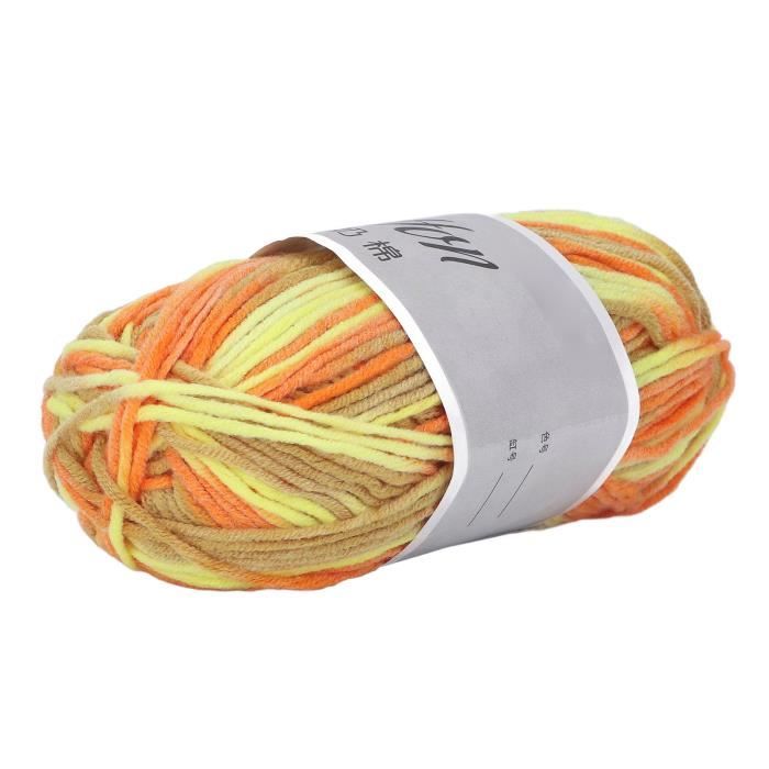 Fafeicy Fil à crocheter 1 pièces 5 brins Crochet fil doux confortable ...