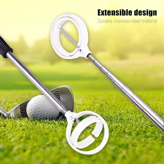 VIE 8 sections télescopique Golf Pickup axe en acier inoxydable pour ...