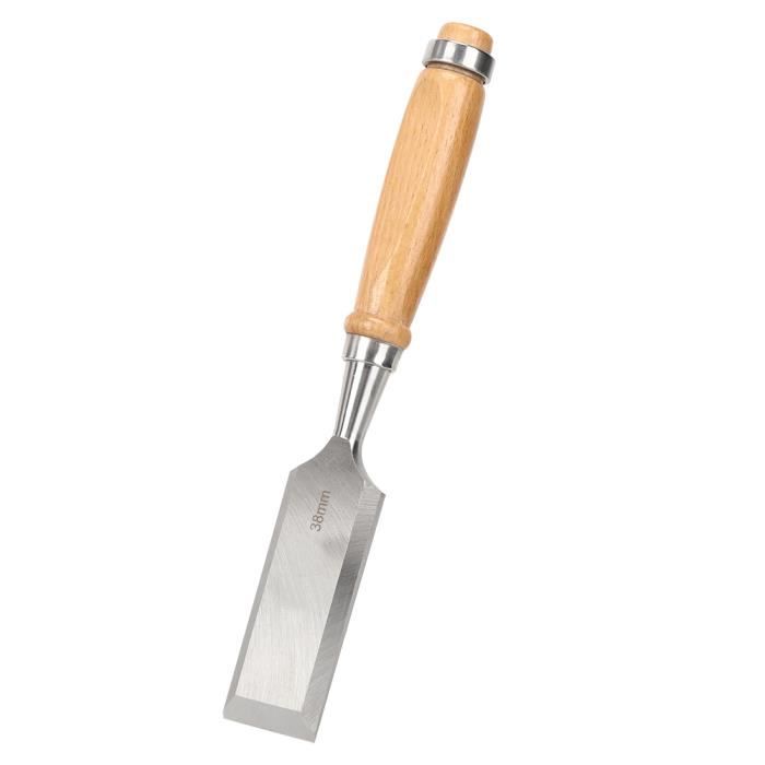 Burin plat HURRISE - Outil de travail du bois - Manche en bois ...