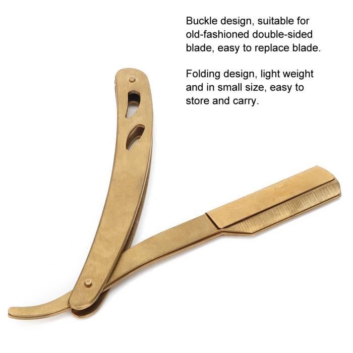 FAS Pliant manuel barbe rasoir classique visage toilettage cheveux ...