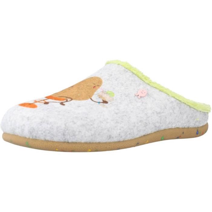 Chausson - pantoufle - babouche femme Hot Potatoes 129160 Gris 36 Gris ...