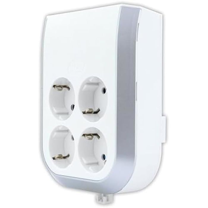 Extension de prise - REV - MultiPower - 4 prises - Design élégant ...