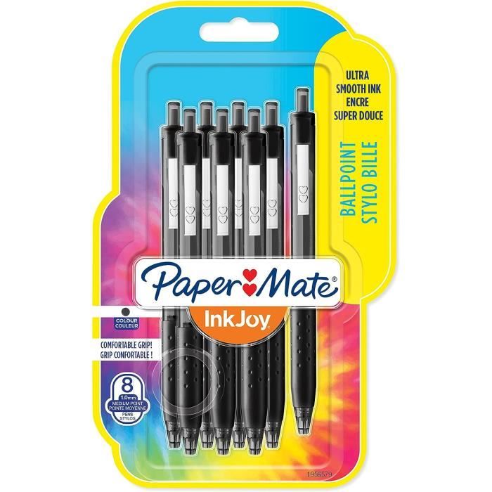 Inkjoy 300Rt Stylo Bille Rétractable, Pointe Moyenne (1,0 Mm), Encre ...