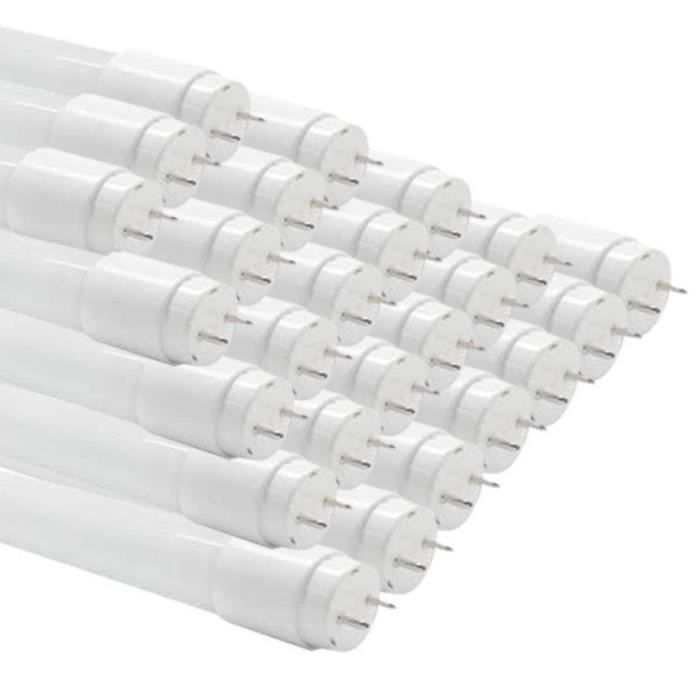 Tube Néon LED T8 60cm 7W Haut Rendement Garantie 5 ans (Pack de 25 ...