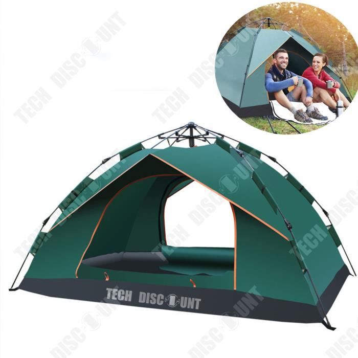 Tente de camping - TD® - Automatique - 4 places - Protection solaire ...