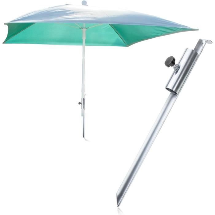 ® Support De Parasol En Acier Galvanisé - Piquet Pour Le Sol - Base ...