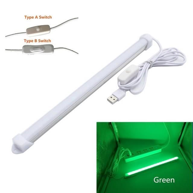 Ampoule,green-32cm A Switch--Tube lumineux LED SMD 2835 5V avec USB, 32 ...